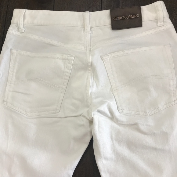 Giorgio Armani | Jeans | Giorgio Armani White Jeans Pants | Poshmark